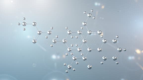 Remifentanil Molecular Structure, 3d Model Molecule, Opiate Agonists ...