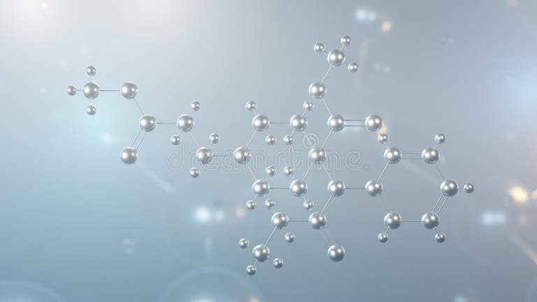 Remifentanil Molecular Structure, 3d Model Molecule, Opiate Agonists ...
