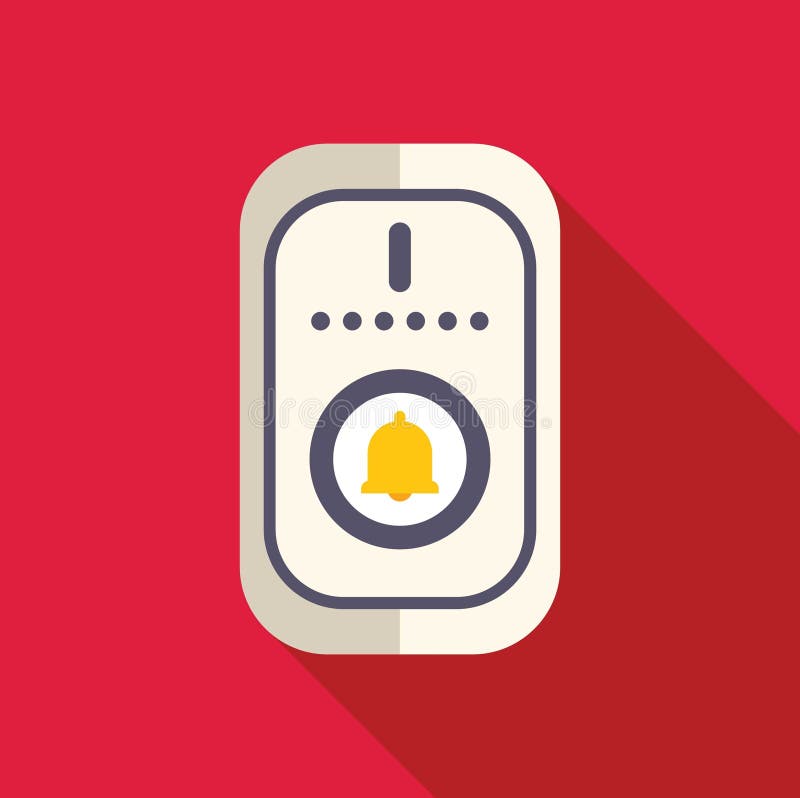 Reminder Icon Showing Alarm is on with Bell and Shadow Stock Vector ...