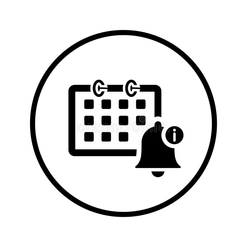 Reminder Icon. Simple Vector Graphics Stock Illustration - Illustration ...