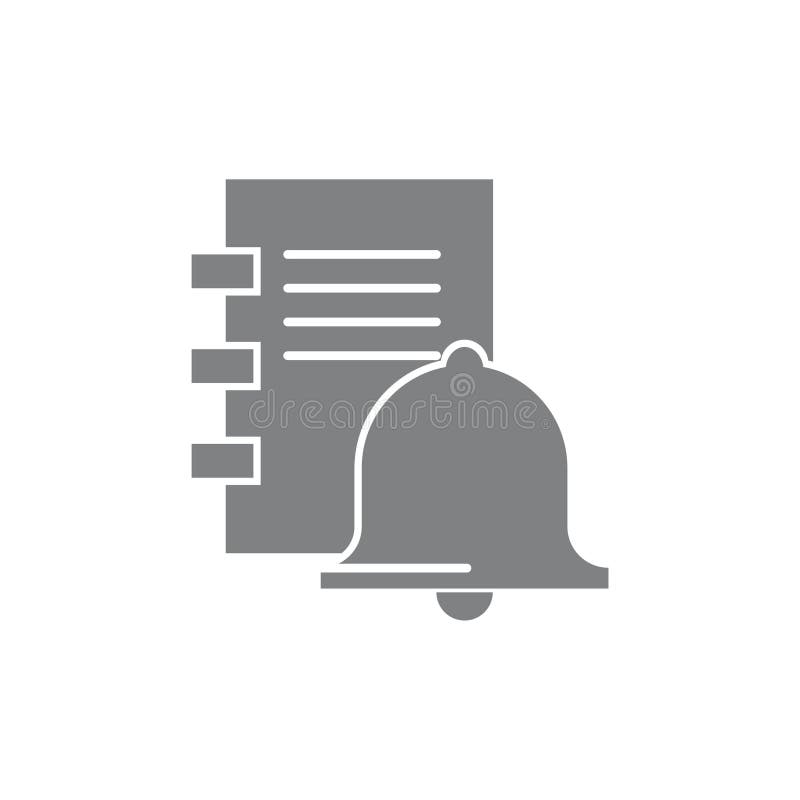 Reminder Icon. Vector Illustration Decorative Design Stock Vector ...