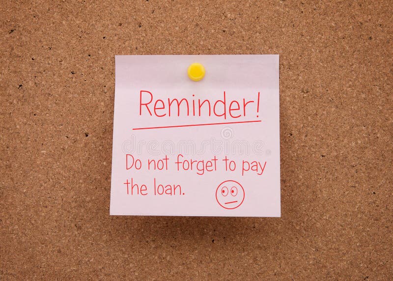 Reminder Note About Job Interview And Stationery On Table Stock Image ...