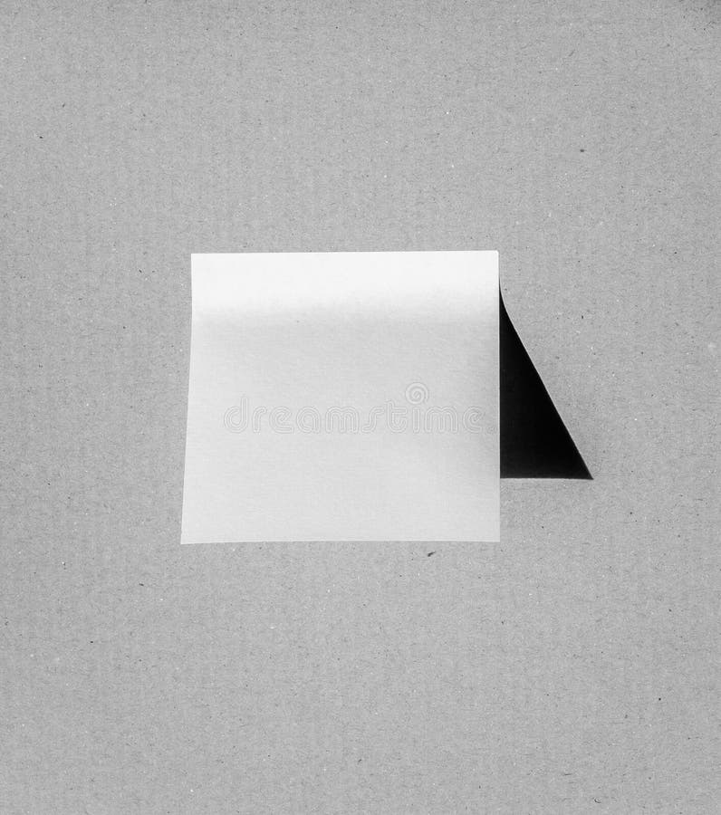 Reminder Note on the Cardboard Stock Photo - Image of business, note ...