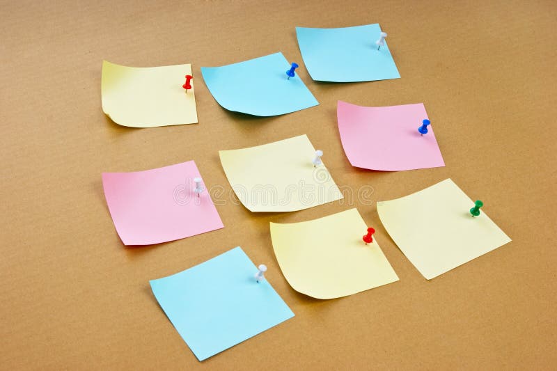 Reminder notes stock image. Image of notes, message, pinning - 16397533