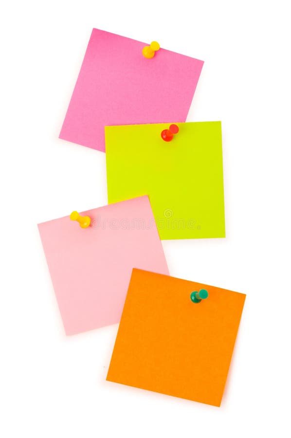 Reminder notes isolated stock image. Image of paper, postit - 8156539