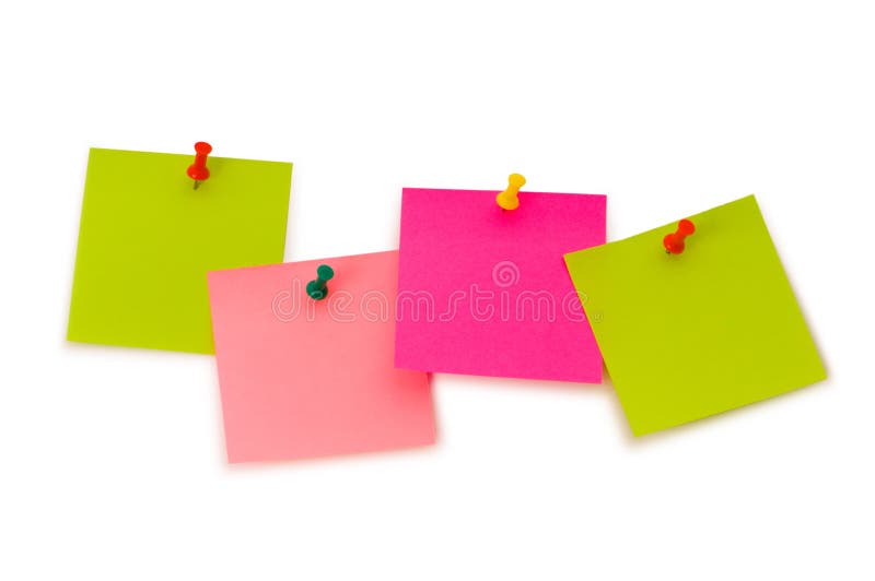 Reminder notes isolated stock photo. Image of paper, office - 8945228