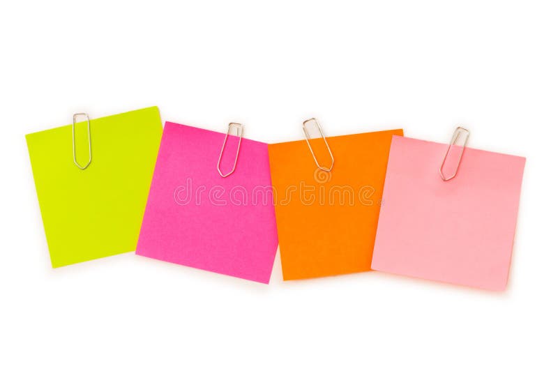 Reminder notes stock photo. Image of orange, postit, note - 15490554