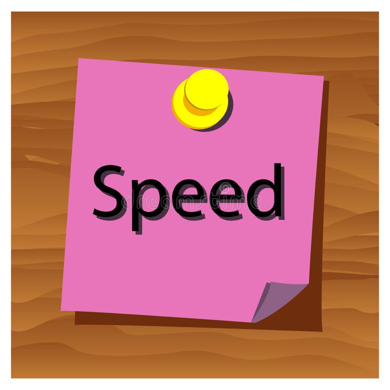 Speed word illustration stock illustration. Illustration of letter ...