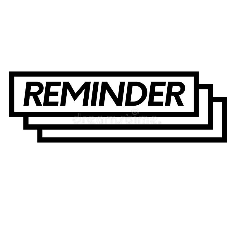 Reminder Stamp Stock Illustrations – 2,819 Reminder Stamp Stock ...