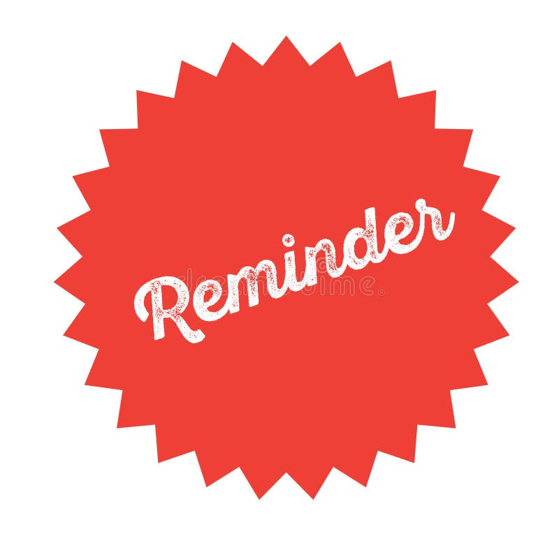 Reminder Stamp Stock Illustrations – 2,819 Reminder Stamp Stock ...