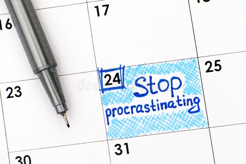 Stop Procrastinating Stock Photos - Free & Royalty-Free Stock Photos ...