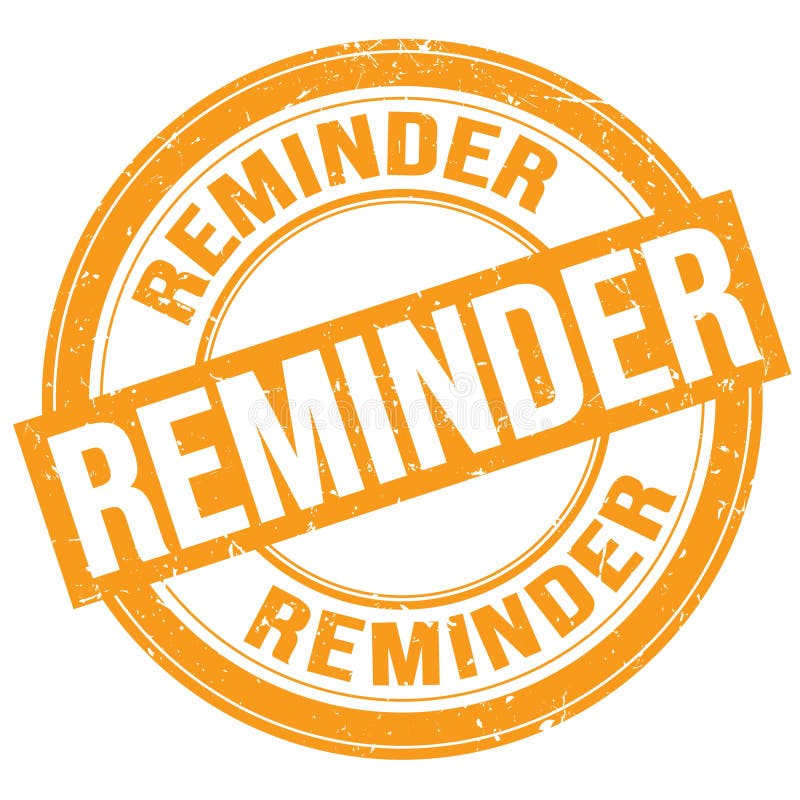 REMINDER Text Written on a Pink Cloud Bubble Stock Illustration ...