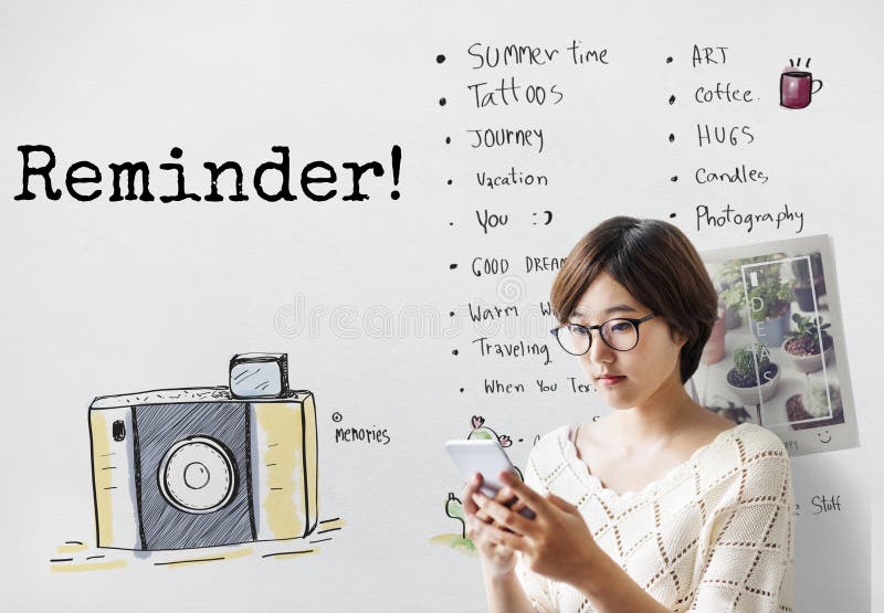 Reminder To-Do List Planner Information Concept Stock Image - Image of ...