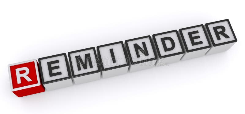 Reminder Word Stock Illustrations – 15,772 Reminder Word Stock ...