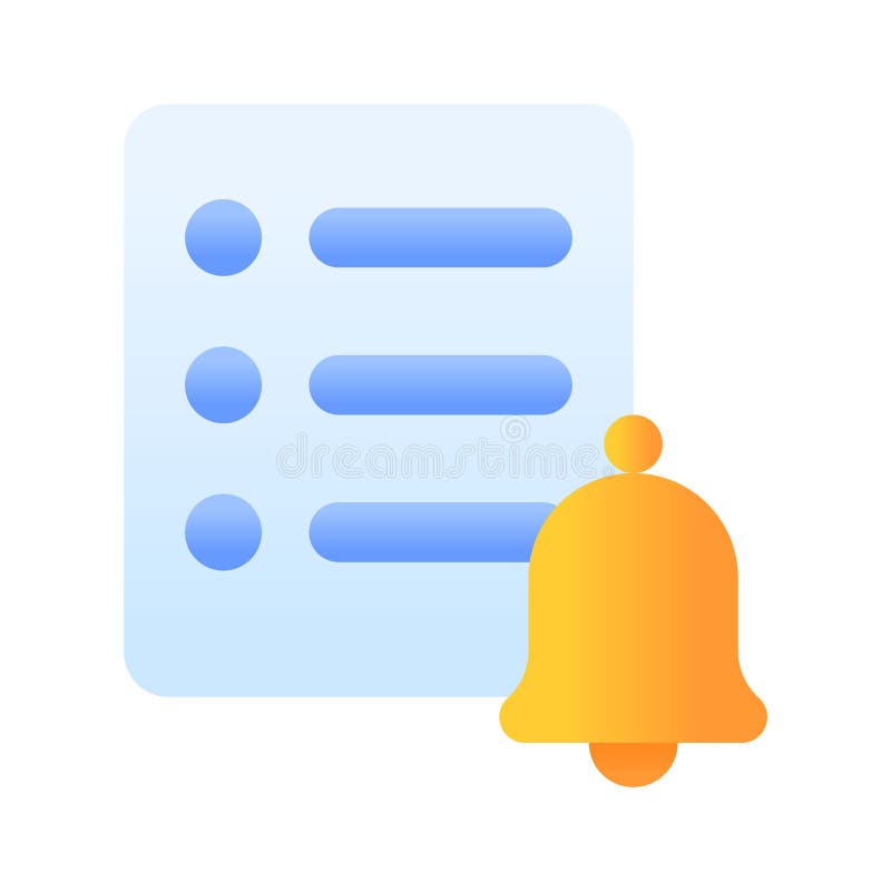 A Reminders Icon, Often Featuring a Bell, Symbolizes Alerts and Task ...