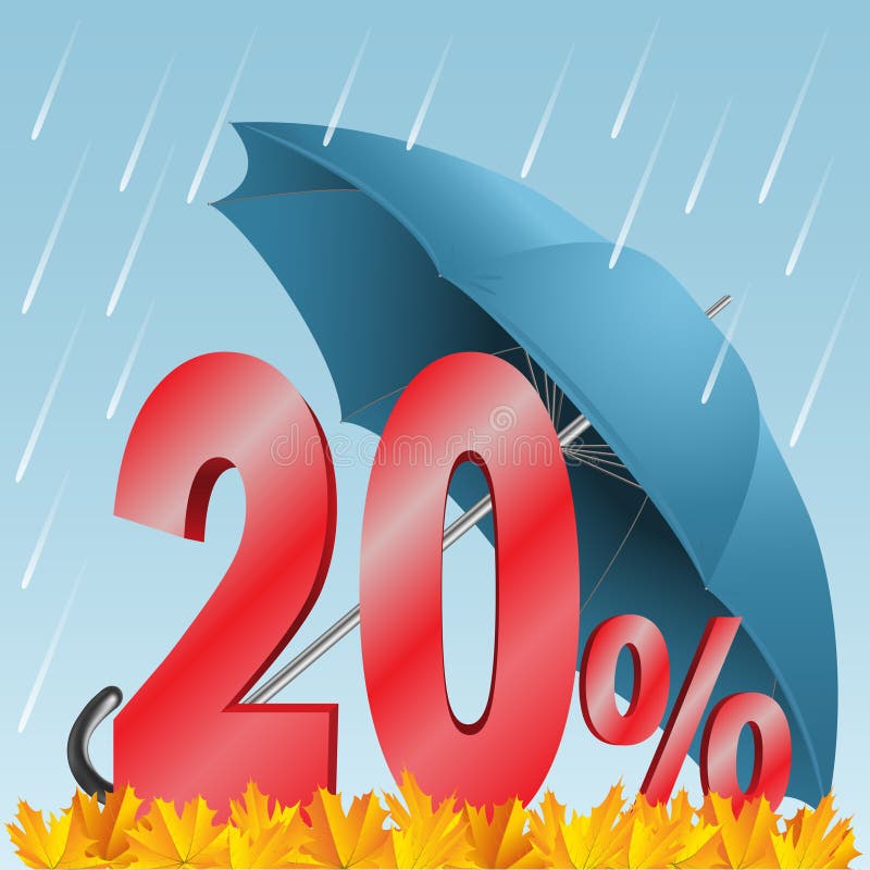 Remise de vingt pour cent illustration de vecteur. Illustration du ...