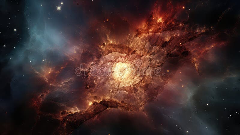 Remnant star exploding stock illustration. Illustration of frame ...