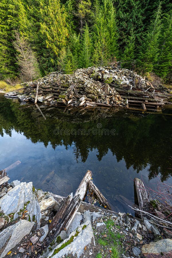 Historic Flash Dam stock image. Image of environment - 302099797