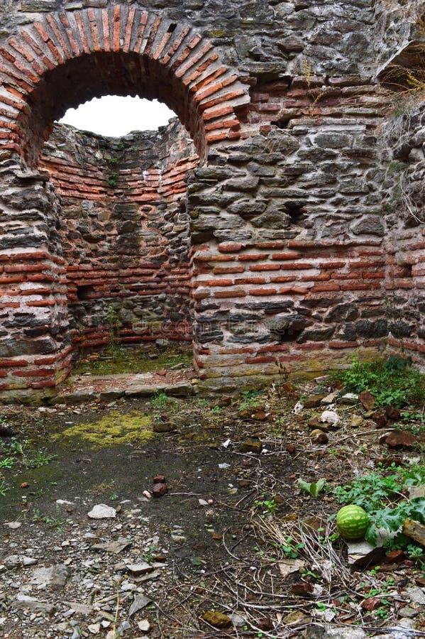 Remnants of the old town stock image. Image of material - 161295129