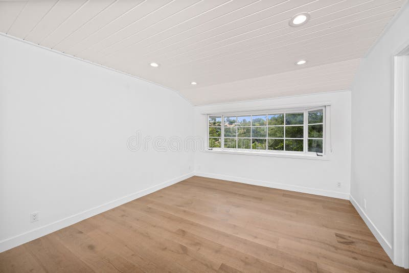 Remodeled Home in Los Angeles, with Empty Rooms Stock Photo - Image of ...