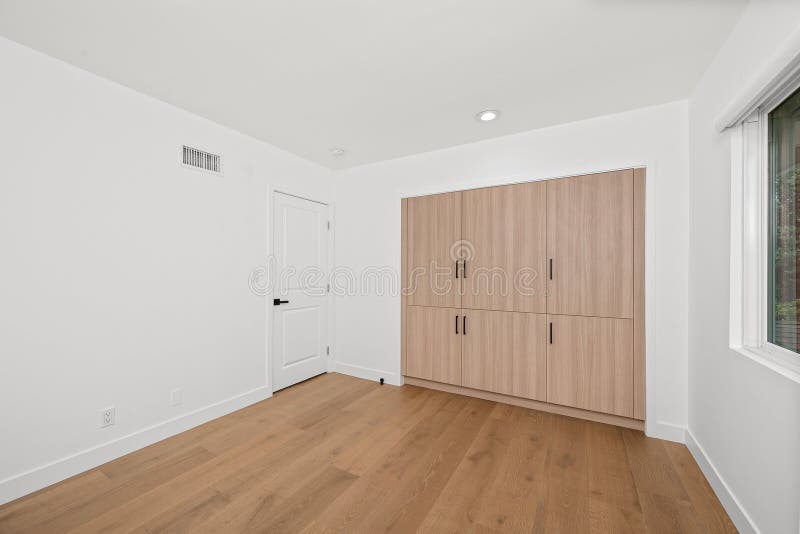 Remodeled Home in Los Angeles, with Empty Rooms Stock Image - Image of ...