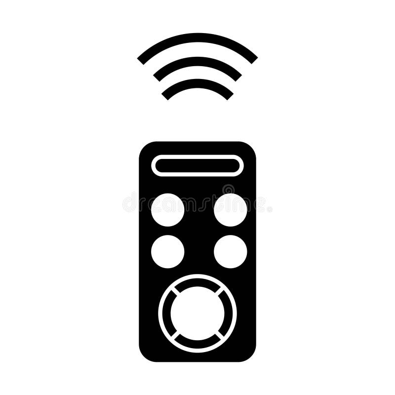 Remote icon vector stock vector. Illustration of symbol - 325526797