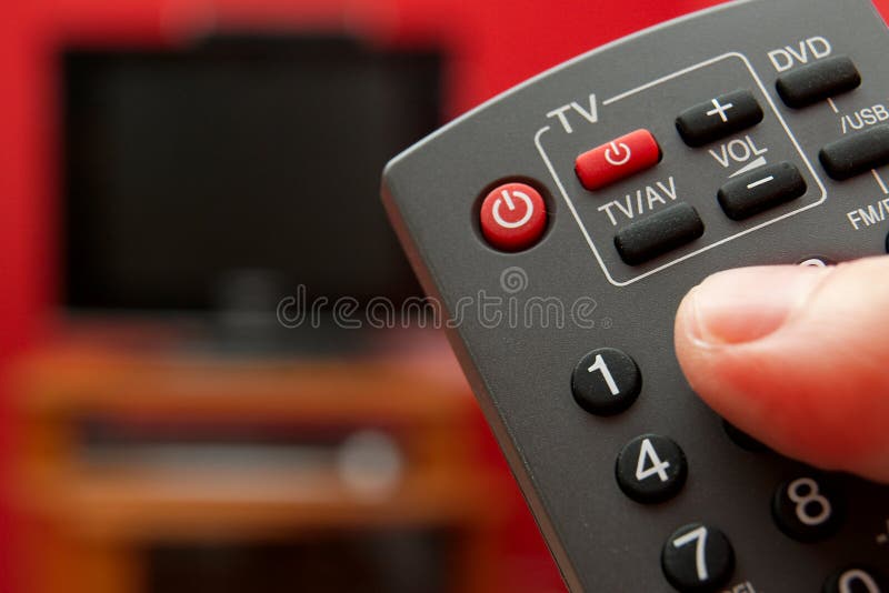 Remote control stock photo. Image of fingers, monitor, screen - 197826