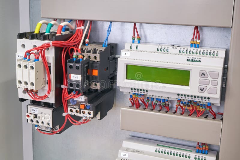 Remote Control Controller, Two Contactors in the Electrical Cabinet ...