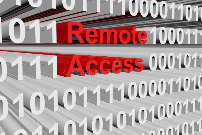 Remote access stock illustration. Illustration of services - 28583001