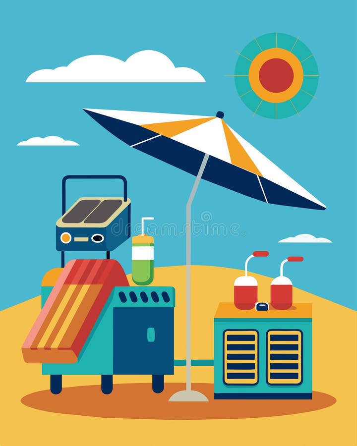 Solarpowered Coolers Stock Illustrations – 1 Solarpowered Coolers Stock ...