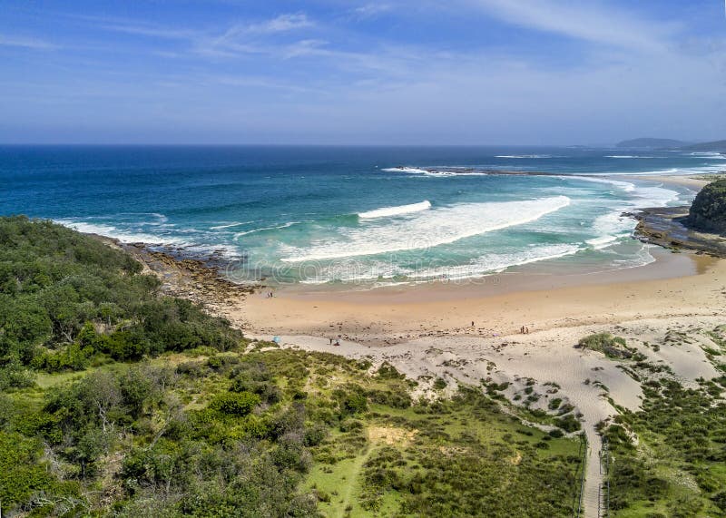 Remote Beach South Coast Australia Stock Photo - Image of aqua ...