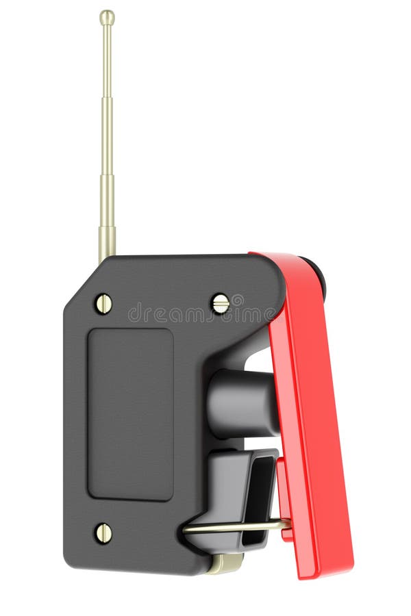 Remote Bomb Detonator, Remote Bomb Trigger Release. 3D Rendering Stock ...