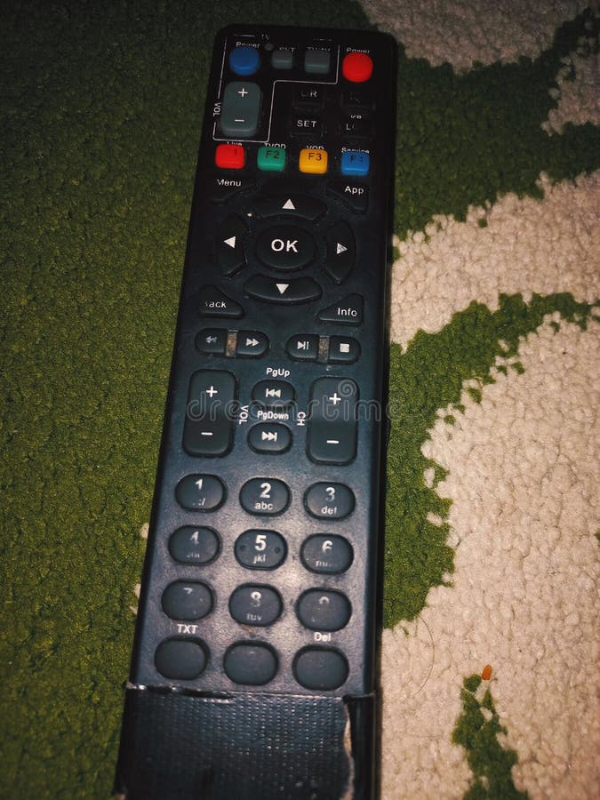 The Remote is Broken and Ugly Stock Photo - Image of laptop, multimedia ...