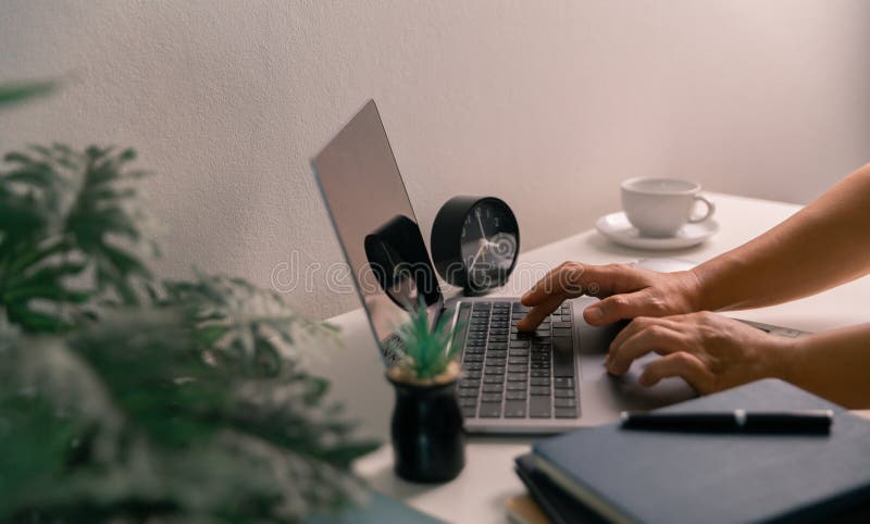 Remote Business Operations Take Place Online in Cyberspace, Using ...