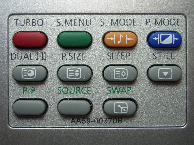 Remote buttons stock photo. Image of electronic, television - 618574