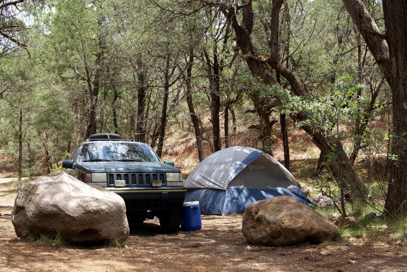 Remote Camping stock photo. Image of campsite, isolated - 10052700