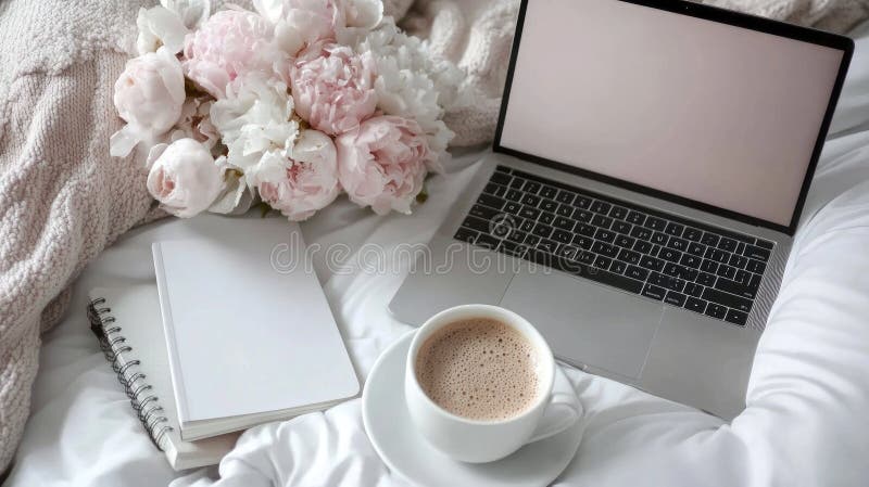 Remote Career: Laptop Use, Home Office Setup, Digital Tasks, Virtual ...