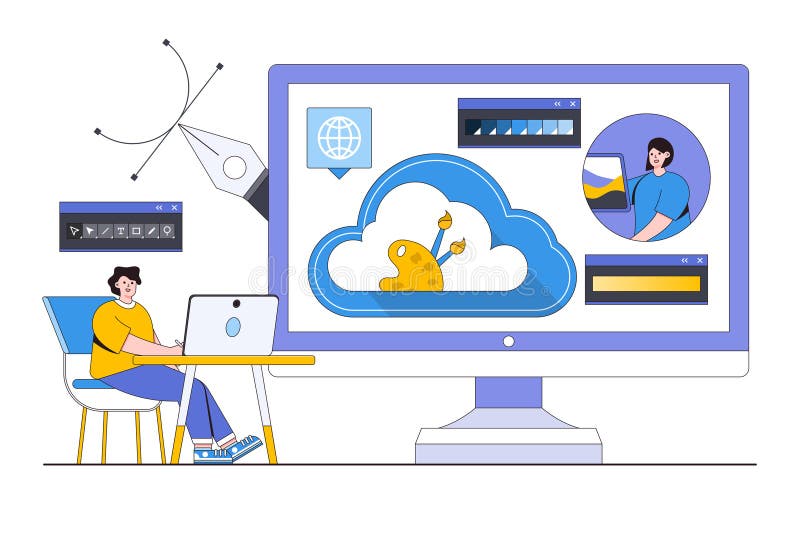 Remote Collaboration in Design and Creativity Concept with a Person ...