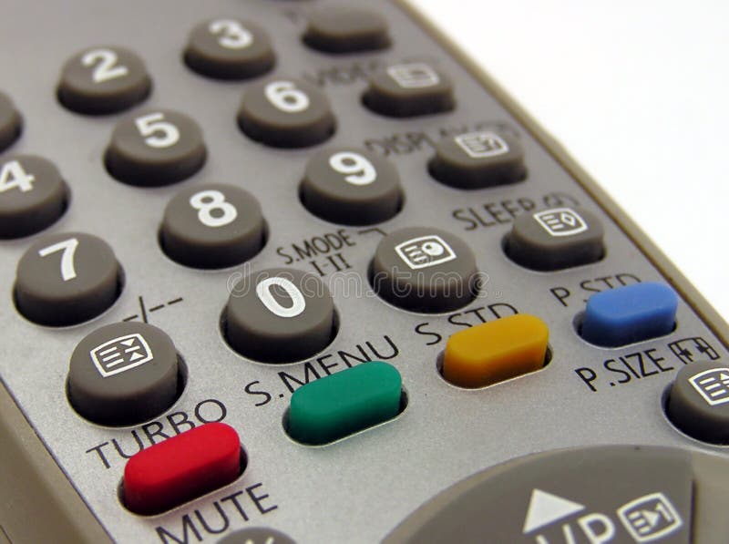 Remote Controls stock image. Image of detail, digital, black - 95235