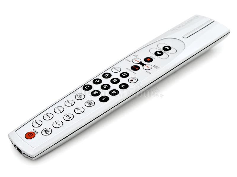 Remote control stock image. Image of control, gray, entertainment ...