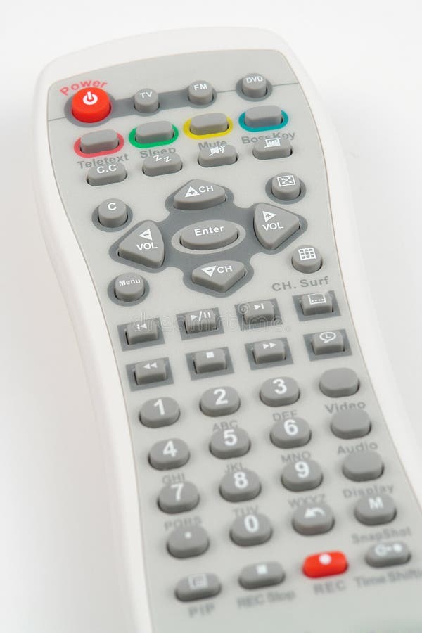 Remote control stock image. Image of device, handset, channel - 1324015