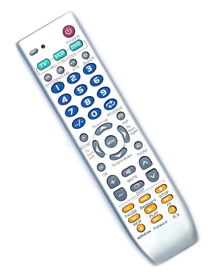 Standby Key On A Remote Control Stock Image - Image of modern ...