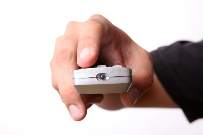 Pressing remote control stock photo. Image of garage, control - 1076706