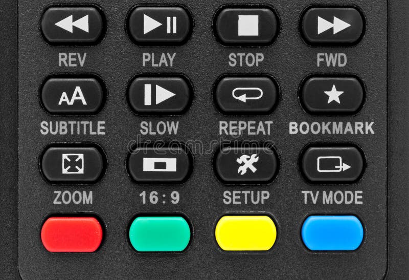 Remote control stock image. Image of rewind, computer - 18786743