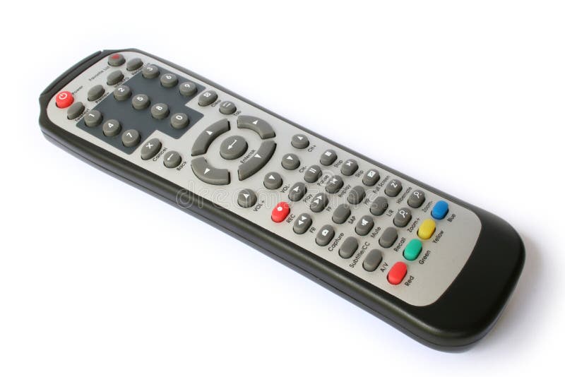 Remote Control With Many Buttons Stock Image - Image of remote, control ...