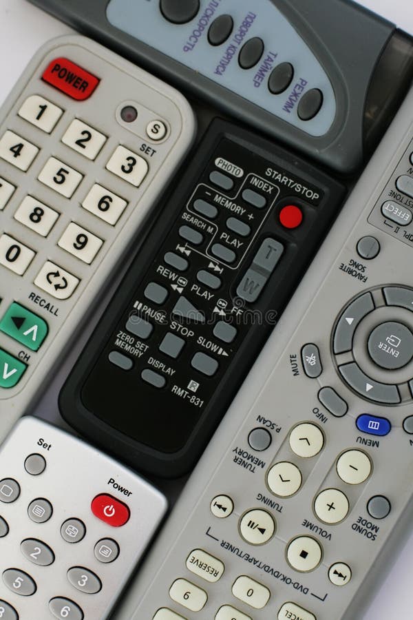 Which remote? stock image. Image of recording, forward - 200153
