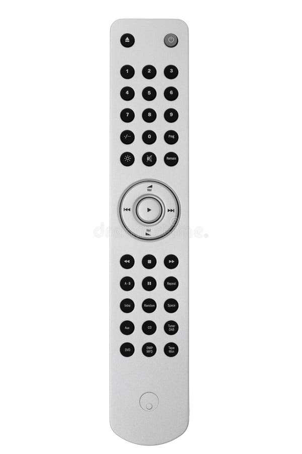 Remote control stock image. Image of digital, button, grey - 6134267