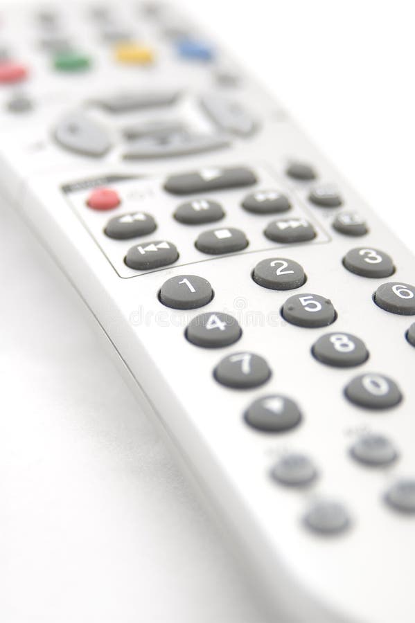 Remote Control stock image. Image of numbers, buttons, white - 74305