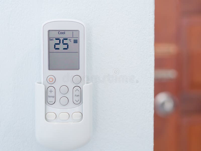 Remote Control Air Conditioning Cement Wall Stock Photos - Free ...