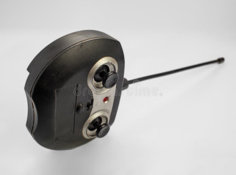Remote Control with Antenna for Electronics or RC Toys Stock Image ...